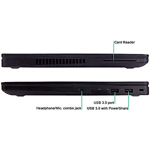 Dell Latitude E5570 Business Laptop - 15.6-inch FHD (1920x1080) Touchscreen LCD with Camera - Intel i7-6600U 2.6Ghz - 16GB RAM - 512GB SSD - WiFi - HDMI - Windows 10 Pro (Renewed)