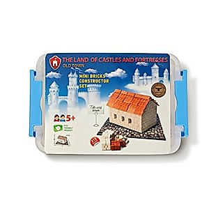 Wise Elk Toy Storage construction set, real plaster bricks, gypsum reusable building kit, 370 pcs, educational gift