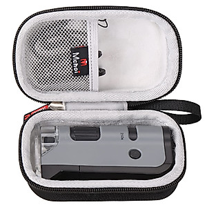 Mchoi Hard Carrying Case for Carson MicroFlip 100x-250x LED and UV Lighted Pocket Microscope, Shockproof, Waterproof, Lightweight, Dustproof, Black, Grey