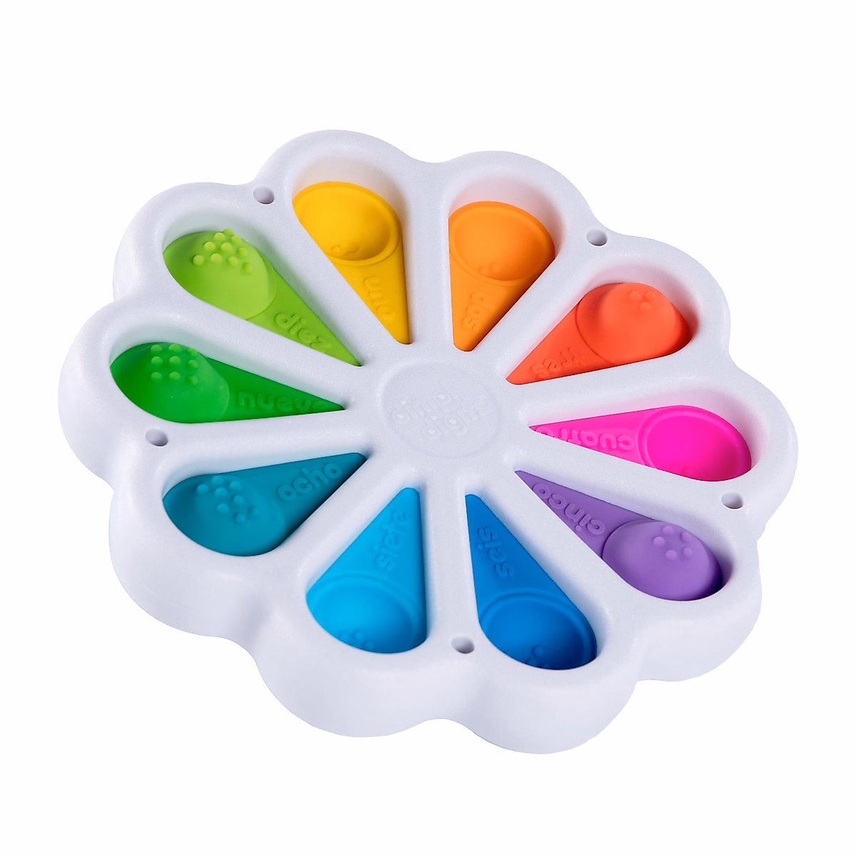 Fat Brain Toys Dimpl Digits - Popping, Number-Learning Sensory Preschool Toy