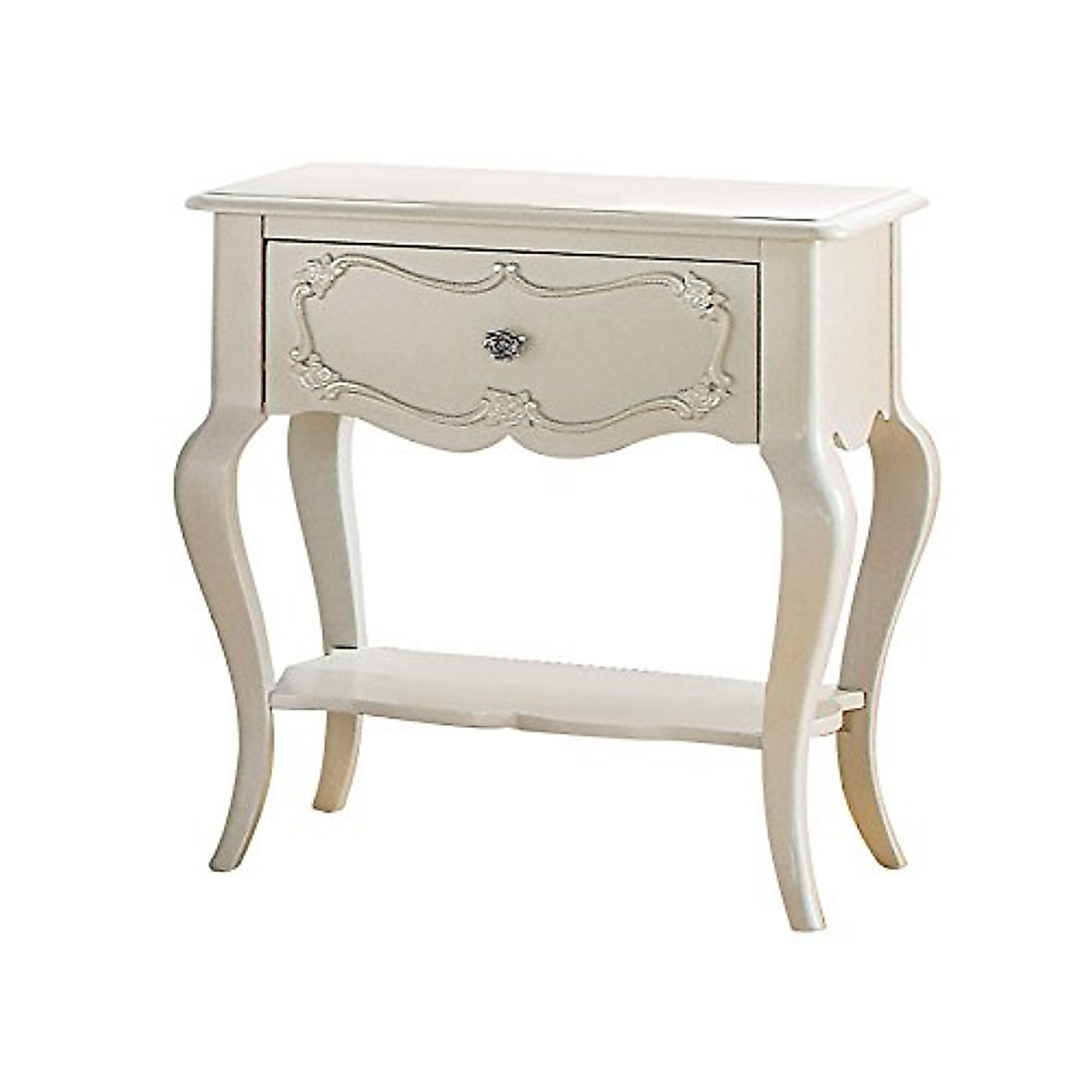 ACME Furniture Edalene Nightstand, Pearl White
