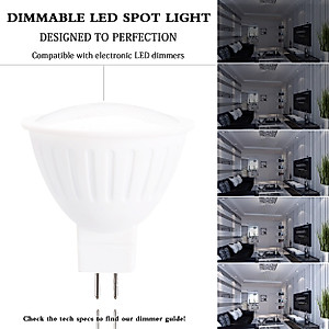 Small Frog 120V MR16 Led Bulbs 5W Replace 40W -50W Halogen Bulb,3000K Soft Warm White,120 Voltage MR16 GU5.3 Bulb Spotlights for Landscape Flood Track Lighting,Dimmable,Pack of 6