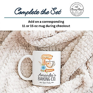 Personalized Baking Co. Kitchen Towel | Custom Waffle Weave Dish Towel | Personalized Kitchen Towel | Housewarming Gift | Wedding Gift | Housewarming Gift | Mixer Kitchen Towel | Baking Towel