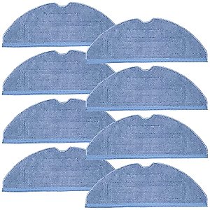 8 Pack S7 Vacuum Mop Replacement Pads for Xiaomi Roborock S7 Roborock S7+ Roborock S7 MaxV Roborock S8/S8+ Roborock S7 MaxV Plus Roborock T7S T7 plus T7S plus Robot Vacuum,8 Pack Microfiber Mop Pads