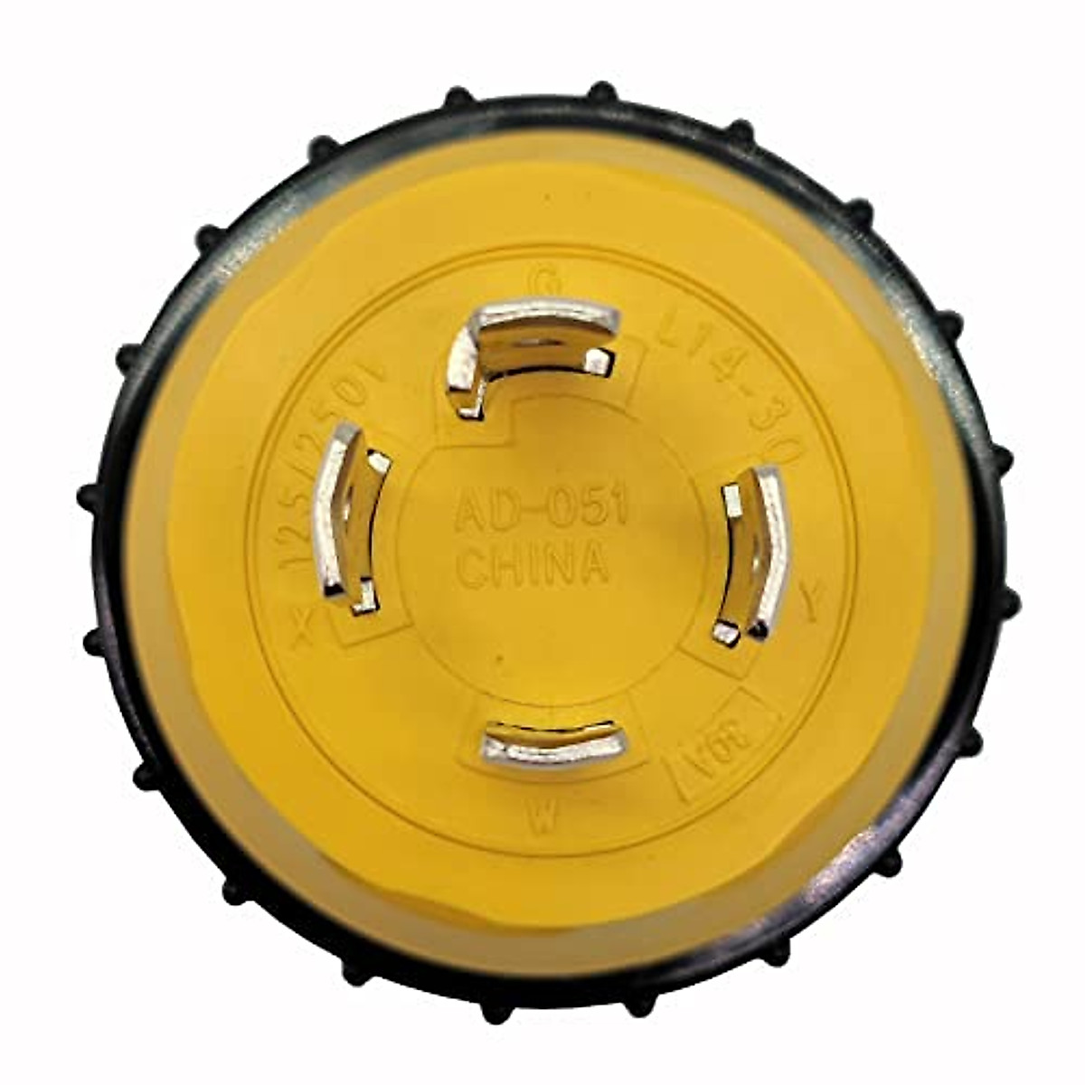 Parkworld 692118 Shore Power Adapter Generator 30A L14-30P Male to Marine 50A SS2-50R Female with Locking Ring