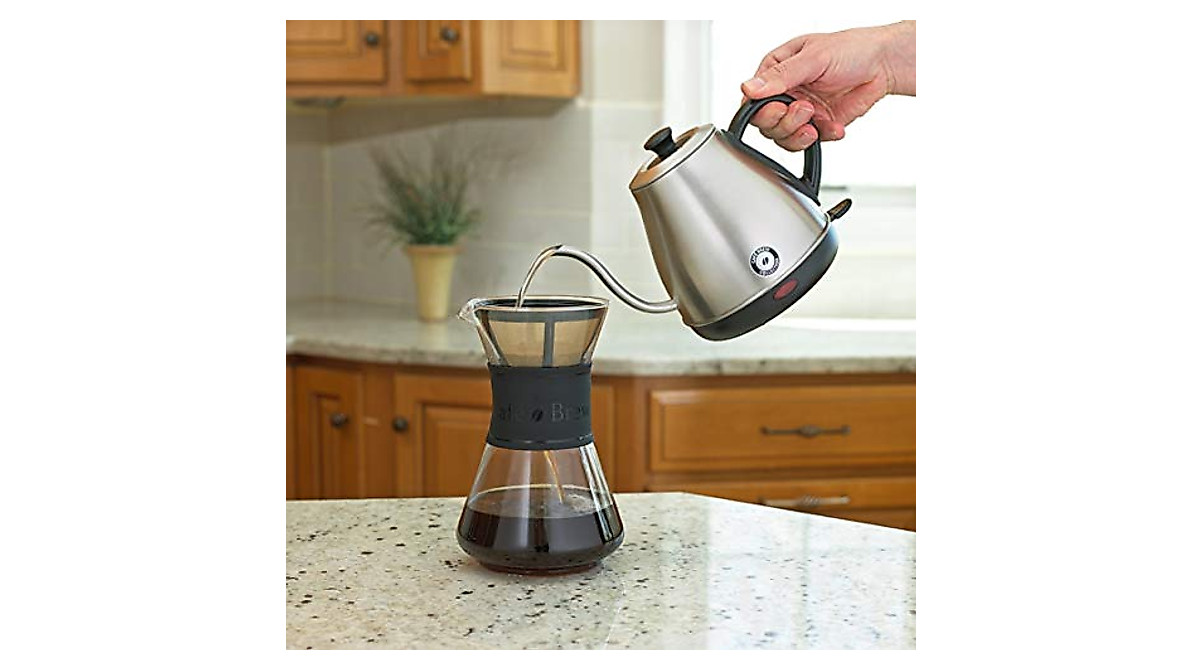 CAFE BREW Pour Over Coffee Maker - 40oz Premium Quality