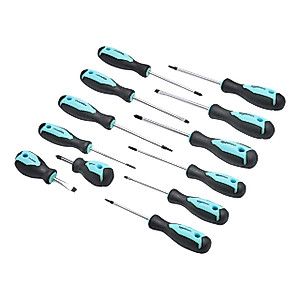 Amazon Basics 12 Piece Magnetic Screwdriver Set, Pink