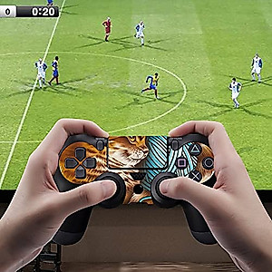 PS4 Slim game console skin sticker protective cover Heart Cat And Yarn Ball PS4 Slim console and 2PCS whole body protective skin skin sticker