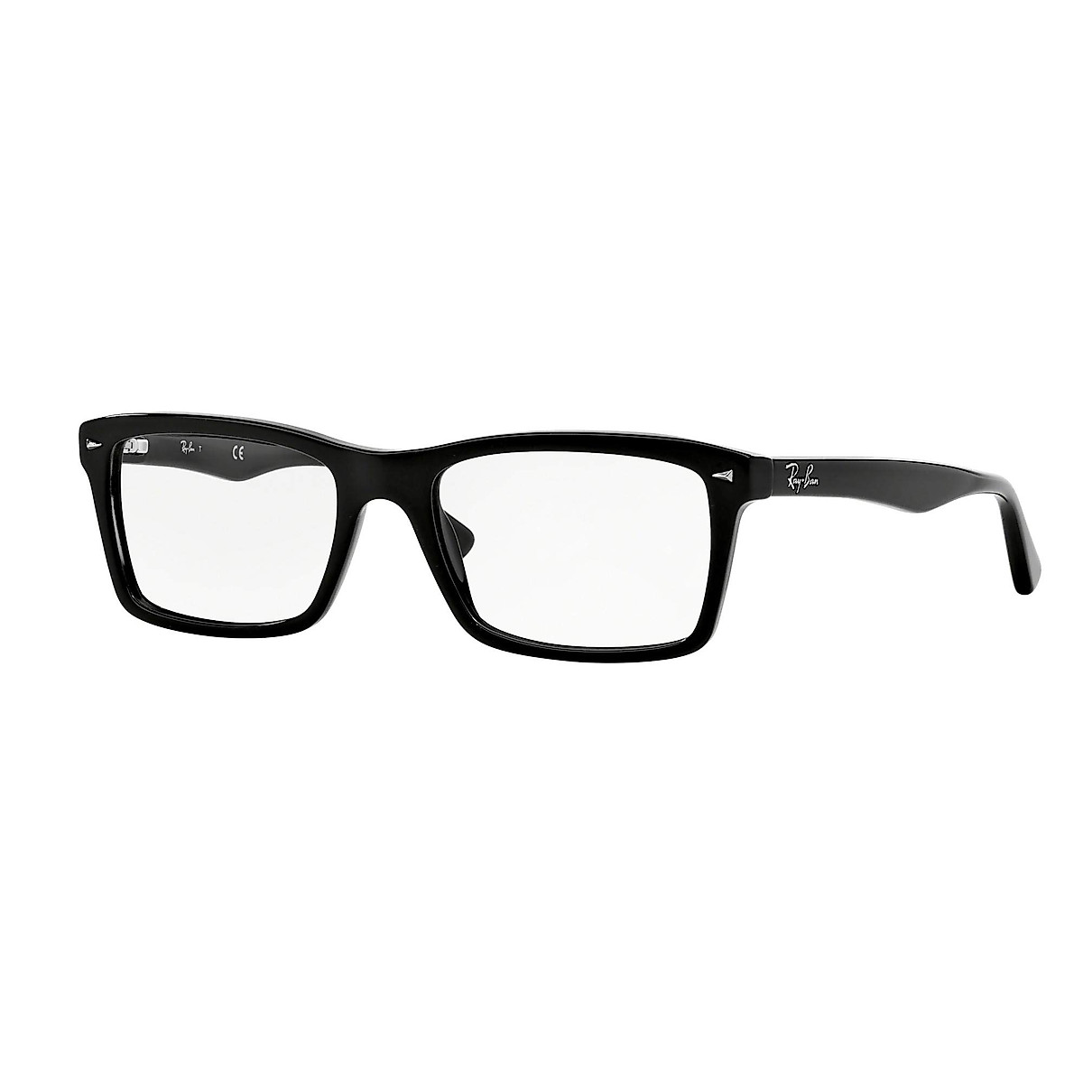 Ray-Ban RX5287 Square Prescription Eyewear Frames, Black/Demo Lens, 54 mm