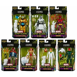 Hasbro Marvel Legends Super Villains 6-Inch Action Figures Wave 1 Case of 7 (Xenmu BAF)