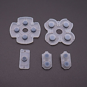 OCity Silicone Conductive Rubber Pads Replacement for PS4 JDM 055 JDS 055 JDM 050 JDM 055 Controller Buttons Repair Part