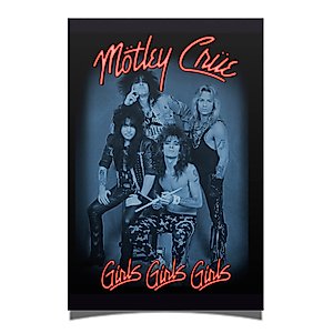 Desert Cactus Motley Crue Poster 24 inches by 36 inches Decoration Room (Design 14)