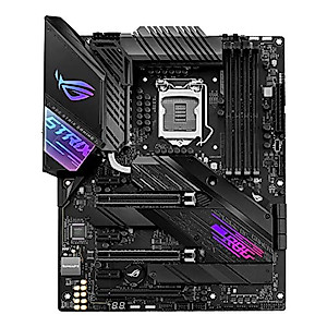 ASUS ROG Strix Z490-E Gaming Z490- WiFi 6, LGA 1200 (Intel 10th Gen) ATX Gaming Motherboard, 14+2 Power Stages, DDR4 4600, Intel 2.5 Gb Ethernet
