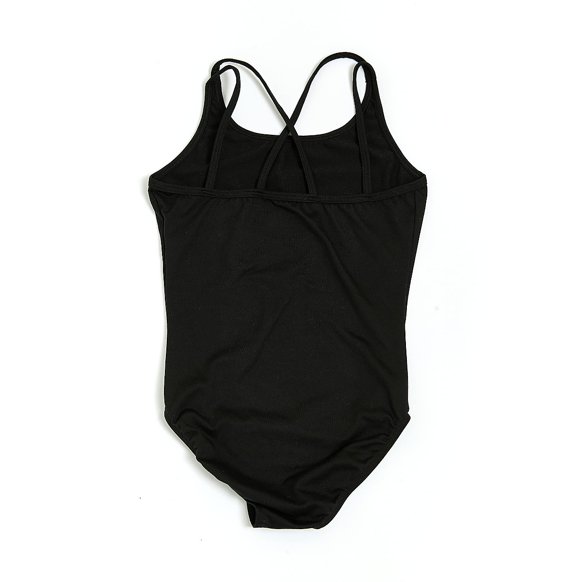 Destira Gymnastics Leotard for Girls, Black Simplicity Cami, Super Soft Fabric Athletic Wear Leotards for Women and Girls, Gymnastics, Dance, Cheer, Yoga, and More, Child Large (10)