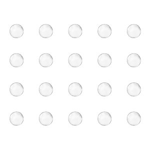 uxcell 3mm Solid Round Clear Glass Ball Boiling Stones Soda Lime Glass Beads 1000pcs