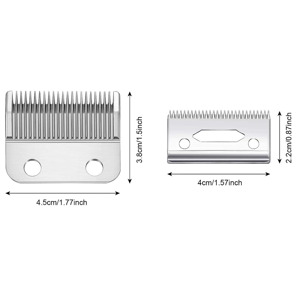 ROMONIX Adjustable Clippers Blades, 2 Hole Hair Trimmer Replacement Blade for Romonix RM-101