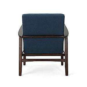 Christopher Knight Home Brayden Fabric Club Chair, Navy Blue