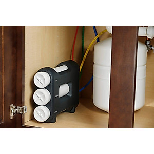 Whirlpool WHAROS5 Reverse Osmosis (RO) Water Filtration System With Chrome Faucet | Extra Long Life | Easy To Replace UltraEase Filter Cartridges, 14" deep x 13" wide x 15 inches tall, Blue