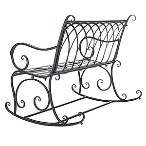 SAFAVIEH PAT5021A Outdoor Collection Ressi Pearl White Rock Bench