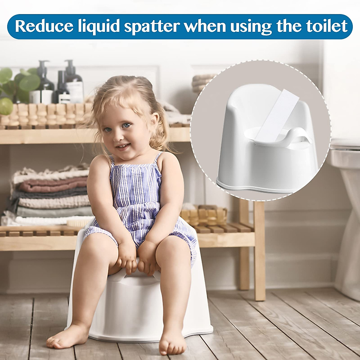 Portable Super Absorbent Cotton-Disposable Gelling Absorbent Pads,Leak-Proof, Odor Reducing,Fit Universal Potty Chair Liners Bags,Baby Travel Potty Bags and Toilet Training