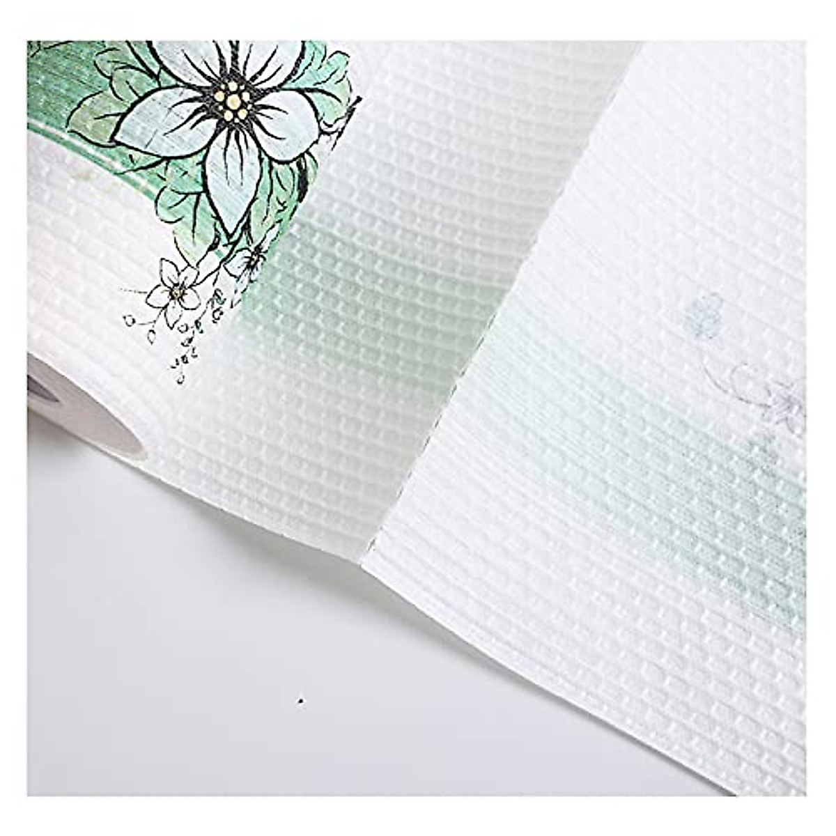 KitchLife Reusable Bamboo Paper Towels - 1 Roll = 4 Months Supply, Washable and Recycled Paper Rolls, Zero Waste Sustainable Gifts, Environmentally Friendly, Raspberry Flower