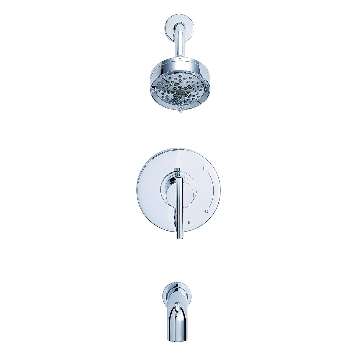 Gerber Plumbing Parma Tub and Shower Trim Kit with Treysta Cartridge