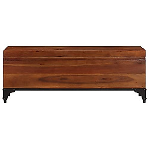 Vetnasa Storage Trunk 43.3"x13.8"x16.1" Solid Acacia Wood