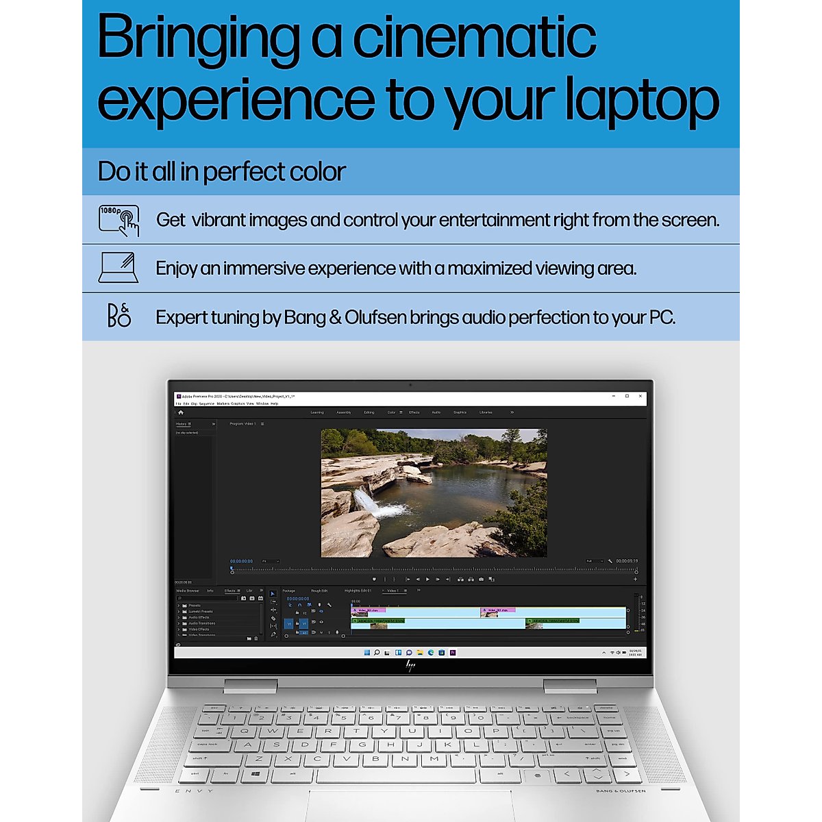 HP Envy 2-in-1 15.6" Touch Screen Laptop | Intel Core i7-1260P Processor | Intel Iris Xe Graphics | 32GB RAM | 1024GB SSD | Backlit Keyboard | Fingerprint | Windows 11 Pro | Bundle with Stylus Pen