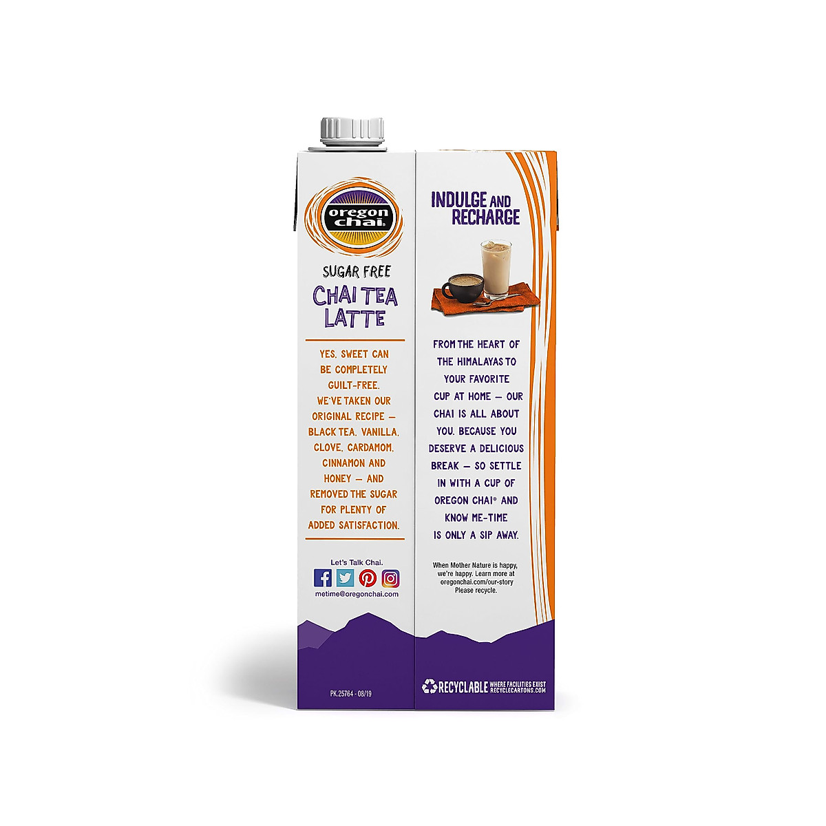 Oregon Chai Sugar Free Chai Concentrate, 32 Fluid Ounce (Pack of 1)