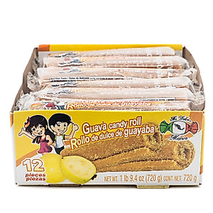 MDM GUAVA CANDY ROLL 12CT 1LB 9.4OZ (720G) ROLLO DE DULCE GUAYABA