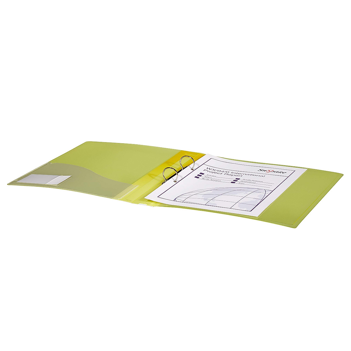 Snopake A4 2 O-Ring 25 mm RingBinder – Classic Yellow [Pack of 10] Ref: 10182