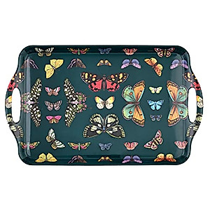 Royal Worcester Pimpernel Botanic Garden Harmony Large Handled Tray