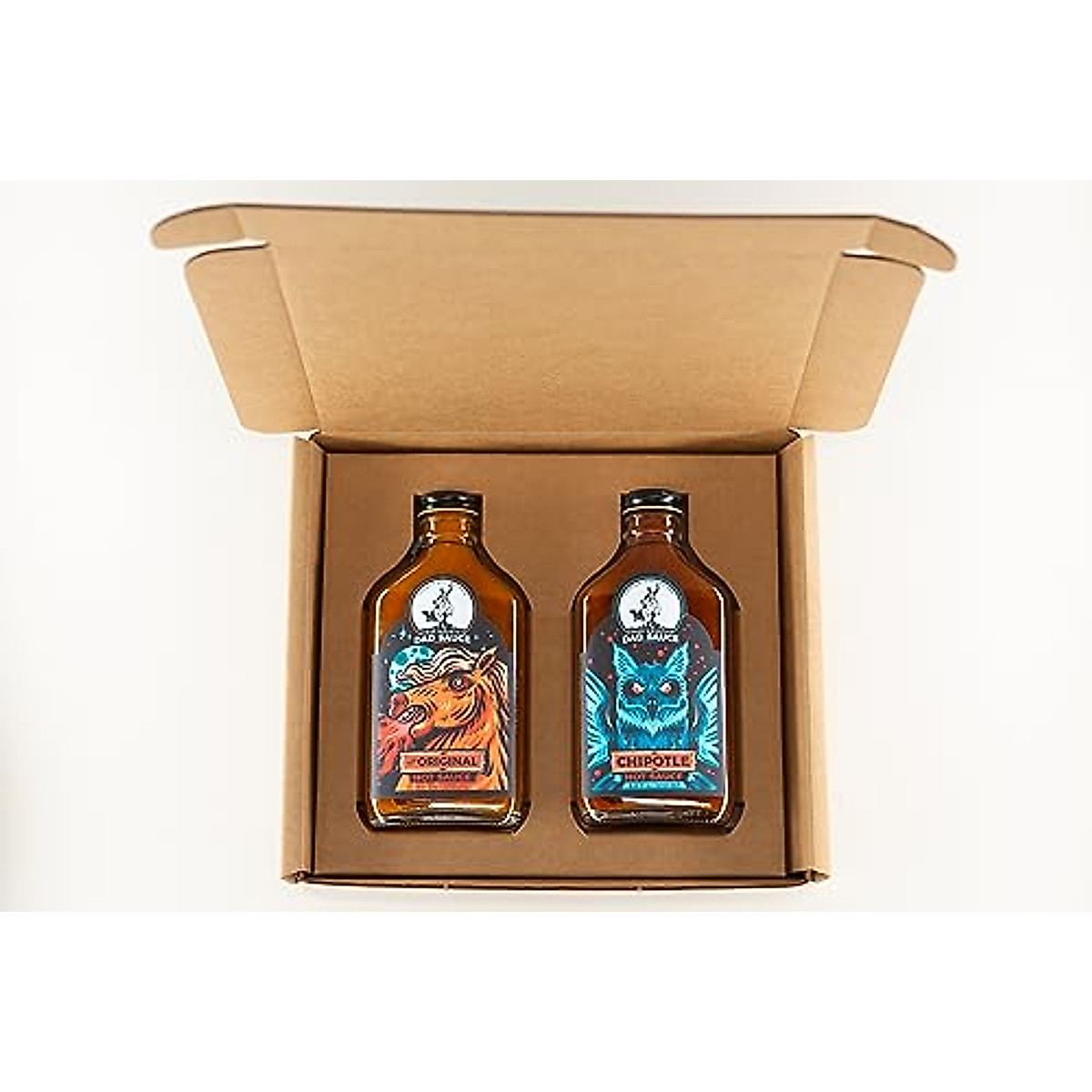 Horse Mountain Dad Sauce | Original + Chipotle | 2 Flavor Box Set