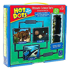 Educational Insights Hot Dots Jr. Ultimate Science Facts Storybooks, 3 Non-Fiction Books & Interactive Pen, Homeschool Learning Workbooks, Ages 3+