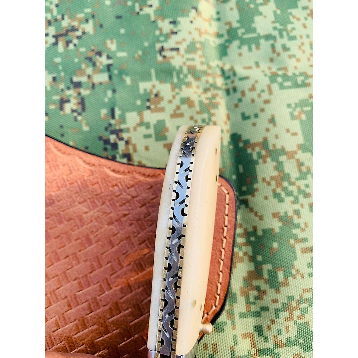 CHK Beautiful Handmade Hawkbil Folding with lineman blade