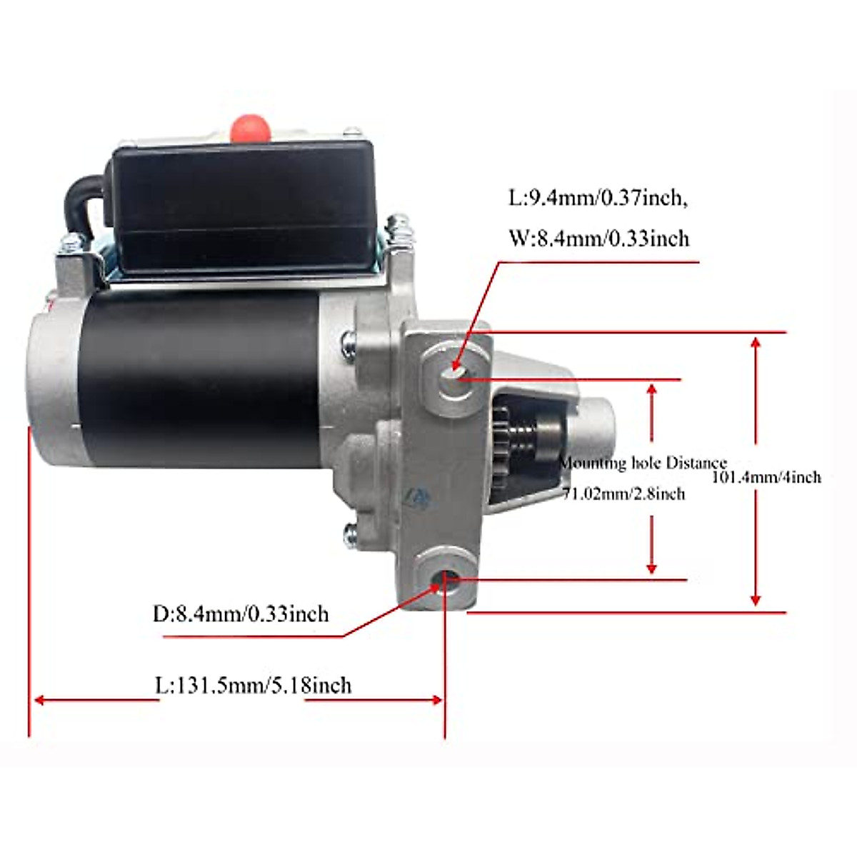Fullas Electric Starter Motor Compatible with Briggs and Stratton 797718 799038, Fits for Ariens Snow Blower Powered by B&S 11.5HP 250CC OHV Polar Force Gas Engine