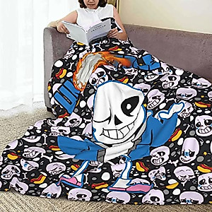Ultra-Soft Micro Fleece Blanket 3D Fashion Print All Season Couch Sofa Warm Bed Throw Blanket Perfect for Kids Adults Family Birthday Gift 4-50"X40"