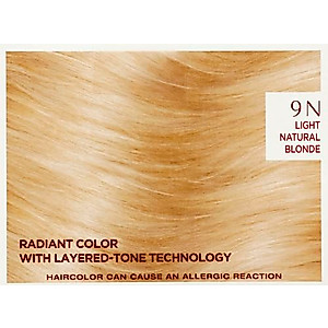 L'Oreal Paris Age Perfect Permanent Hair Color, 9N Light Natural Blonde, 1 kit