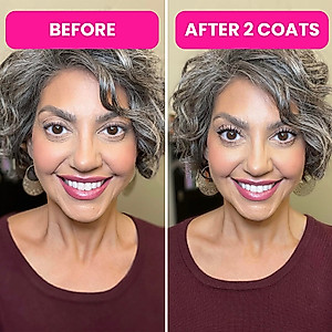 Prime Prometics PrimeLash Mascara for Older Women – Volumizing, Incredible Length in 2 Coats – Long-Stay, Zero Clumps, Hypoallergenic (Brown)