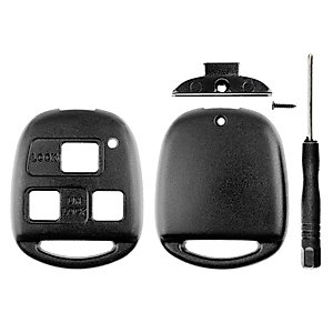 KeylessOption Keyless Entry Remote Key Blade Fob Shell Case Cover Repair for Toyota HYQ12BBT HYQ1512V