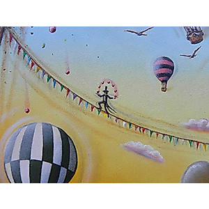 Joseph KALIHER (Texas 1970) ALLEGORY of a WALK YONDER THE NEW WORLD ORDER 50x50