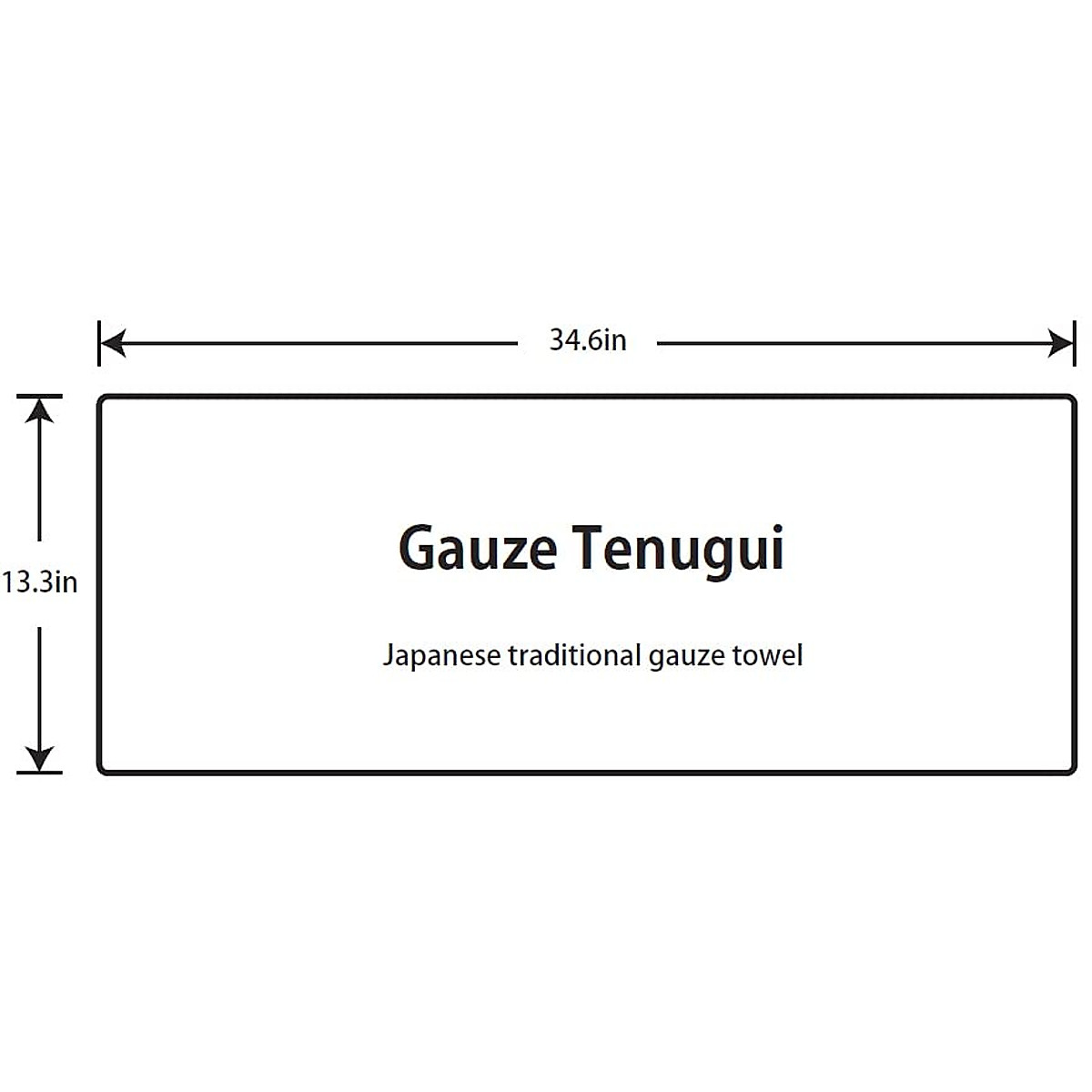 MIKURA Double Gauze Tenugui, Japanese Towel, Sakura, Cherry Blossom (Purple)