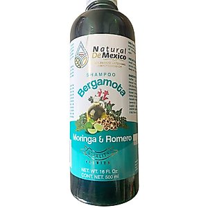 Shampoo de Bergamota Organico con Moringa y Romero Shampoo 16 Fl Oz Enriquecido Premium Quality
