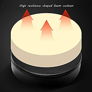 Yogafa Saddle Stool Rolling Chair, for Medical Massage Salon Kitchen Spa Drafting, Adjustable Hydraulic Stool with Wheels (no Backrest),Pink