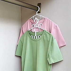 10 Pack Plastic Wavy Clothes Hanger Non Slip Cami Space Saving Hangers Closet Organizer for Tank Top, Bra, Strappy Dress,Bathing Suit, Long Stockings,Belt,Necktie (10 Pack)