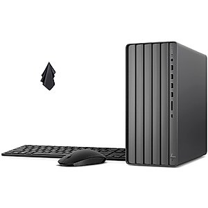 HP 2021 Envy TE01 Desktop Computer, 10th Gen Intel i5-10400 6-Core Processor, 16GB DDR4 RAM, 1 TB PCIe SSD + 1TB HDD, Wireless-AC, HDMI, VGA, Wilreless Mouse&KB, Windows 10 Home (Latest Model)