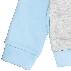 Bluey Bingo Mom Toddler Boys Fleece Hoodie Light Blue/Grey 5T