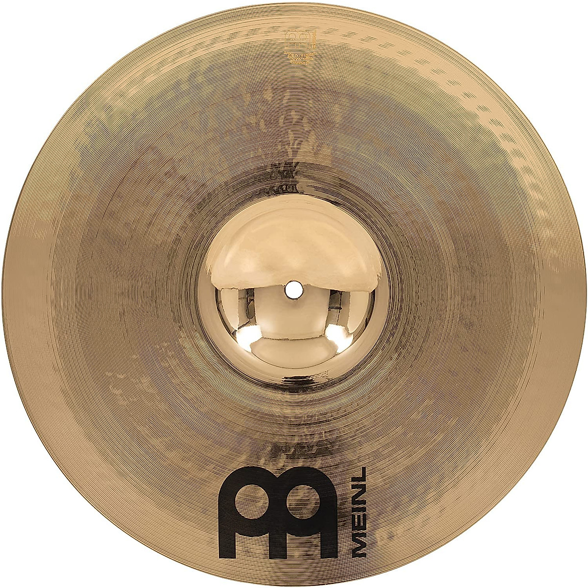 Meinl Cymbals Pure Alloy Custom 17" Medium Thin Crash Cymbal — Made in Germany — Smoked Bronze Finish, 2-Year Warranty (PAC17MTC)