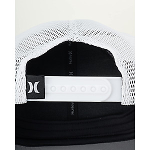 Hurley Men's Caps - H2O-Dri League Baseball Caps for Men with Snapback Closure - Classic Mens Trucker Hats (S-XL), Grey/White