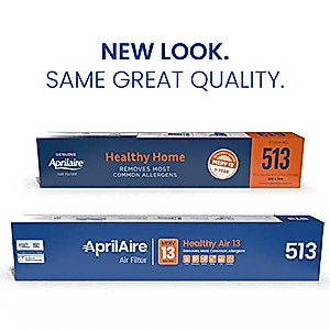 AprilAire 513 Replacement Filter for AprilAire Whole House Air Purifiers - MERV 13, Healthy Home Allergy, 31x28x4 Air Filter (Pack of 1)